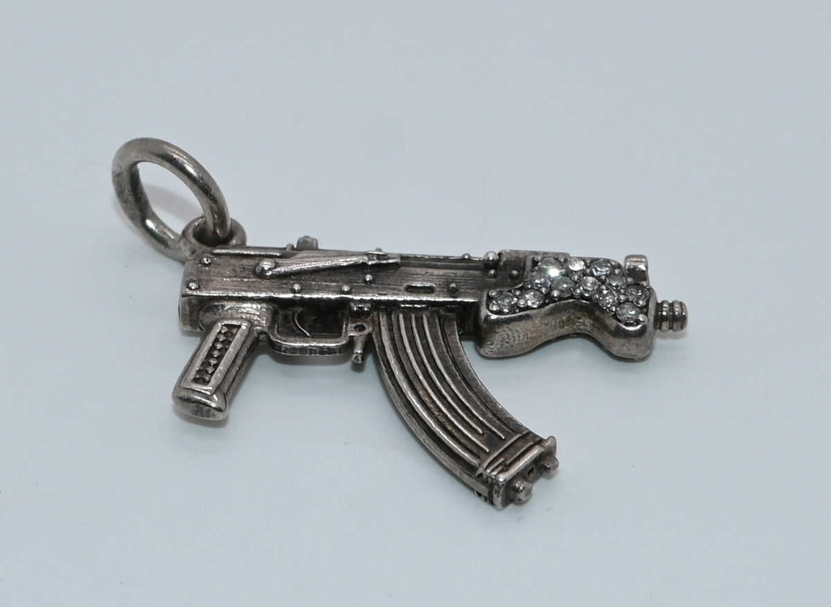 925 Rhodium Diamond Draco Pendant – Southern Mafia Co